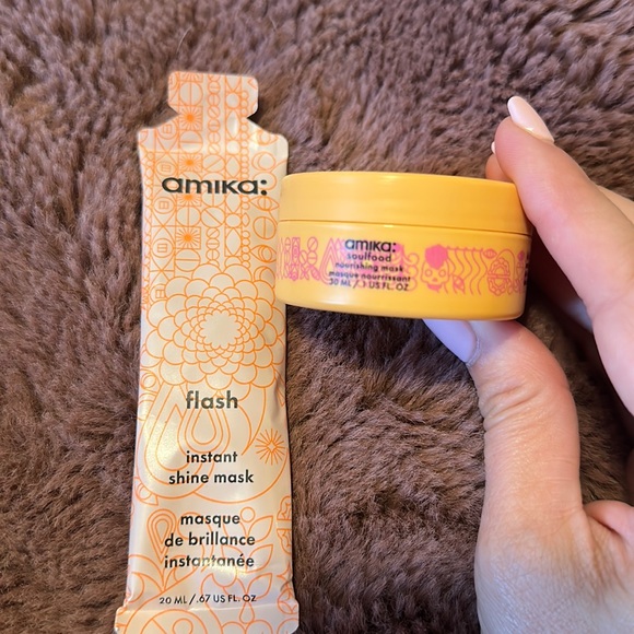 amika | Hair | Amika Set Minis Flash Instant Shine Mask Soulfood Mask ...